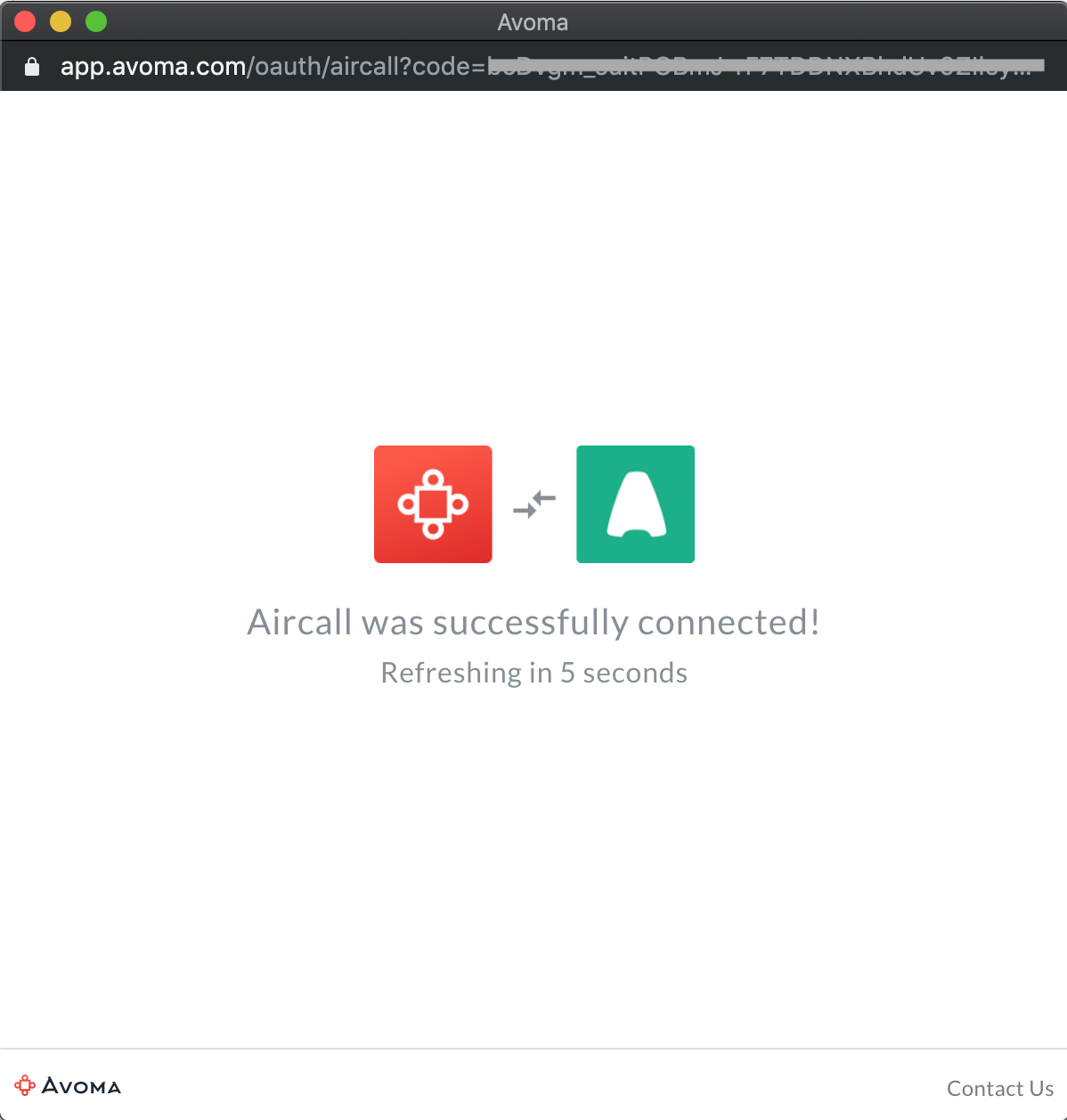 Avoma integration with Aircall